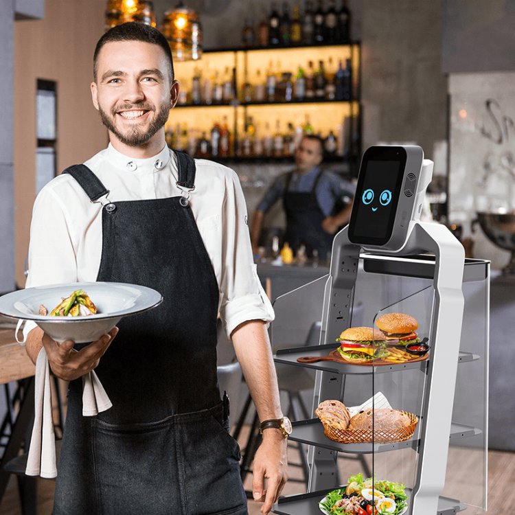 Buy China Wholesale High Quality Automatic Robot Waiter Delivery Robot ...