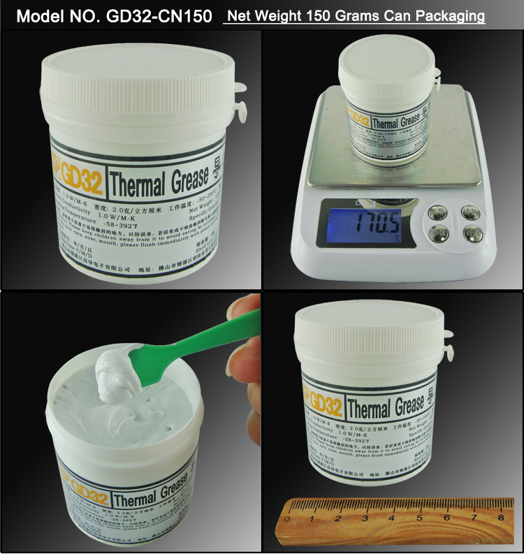 Gd32 Brand Series White Thermal Conductive Grease Paste Plaster Heat ...