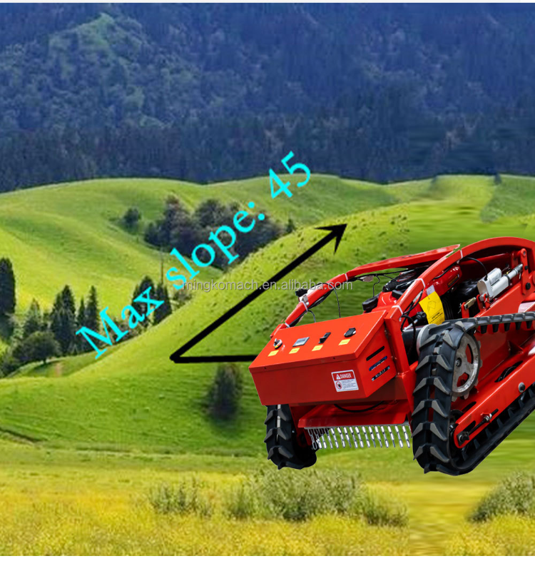 Remote Control Brush Hog Remote Control Track Mower Grass Cutting ...