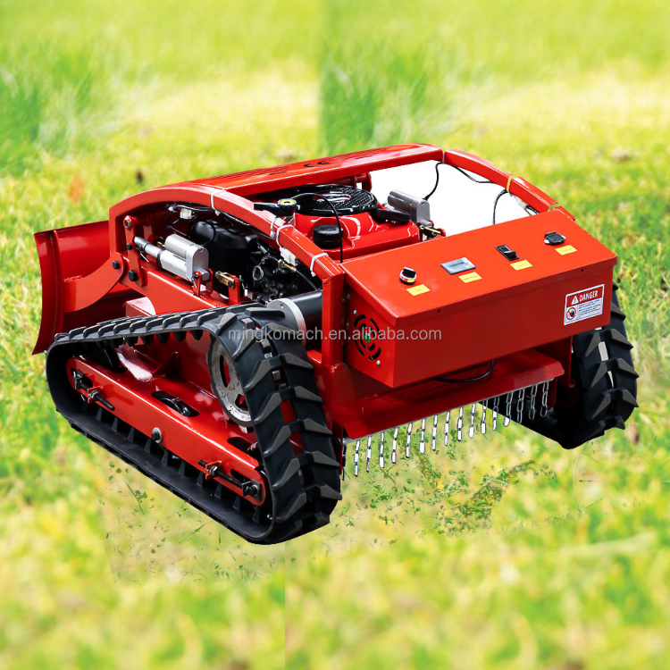 Remote Control Brush Hog Remote Control Track Mower Grass Cutting ...