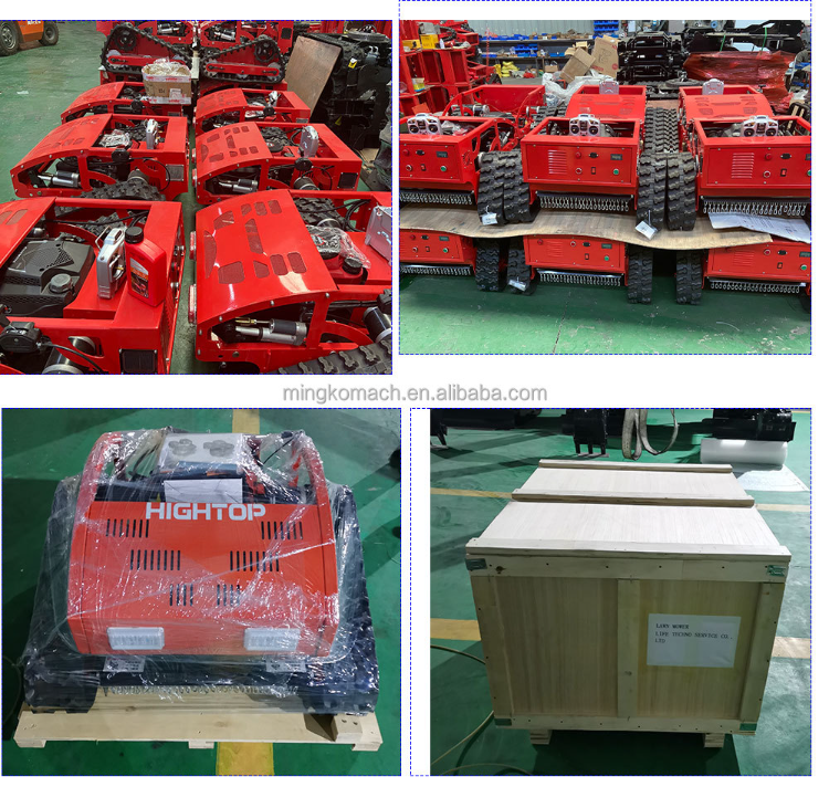 Remote Control Brush Hog Remote Control Track Mower Grass Cutting ...