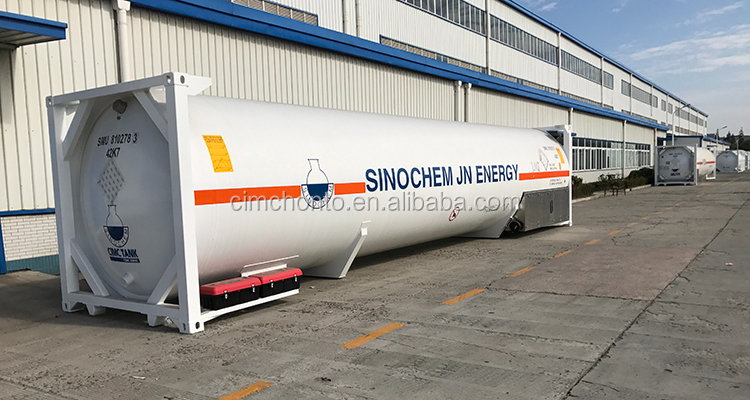 Buy Wholesale China Asme Standard 40ft 45.5m3 Lng Iso Storage Tank Container & Lng Container at ...