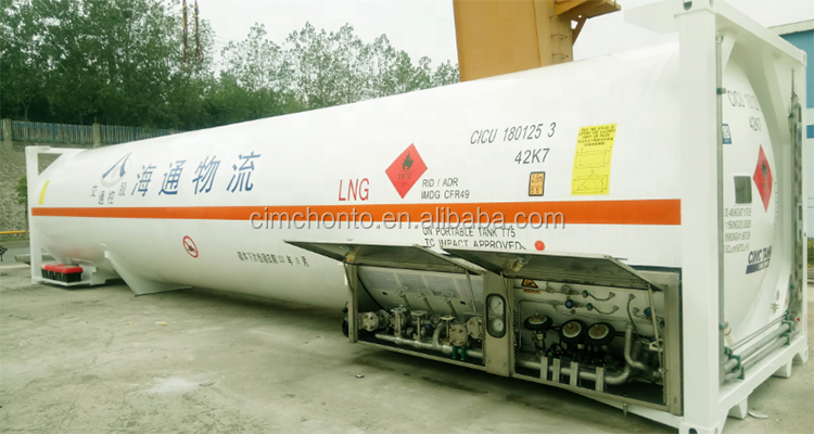 Buy Wholesale China Asme Standard 40ft 45.5m3 Lng Iso Storage Tank ...