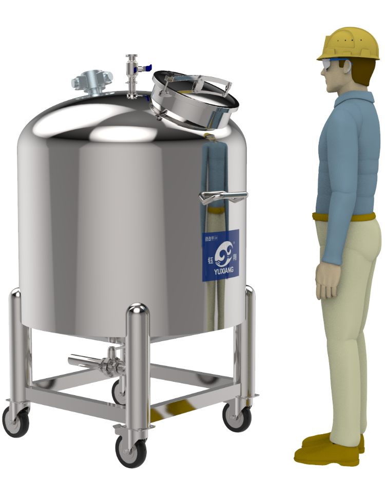 Stainless Steel 316 Food Storage Tanks Chemical Storage Equipment With ...