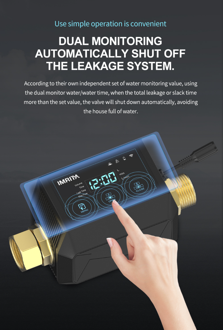 Buy Wholesale China Imrita Home Use Smart Pipe Leak Detect Alarm Sensor ...