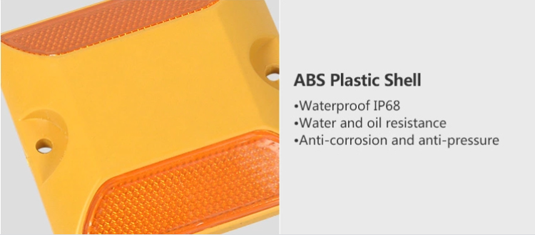 3m Reflective Plastic Cat Eyes Road Reflectors Pavement Marker, Solar ...