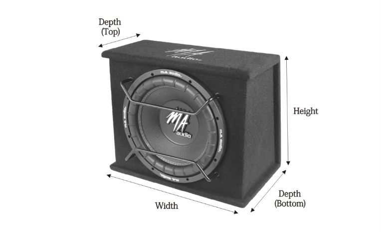 Buy Wholesale China 10 Subwoofer Bandpass Enclosure Boom Speaker Box ...