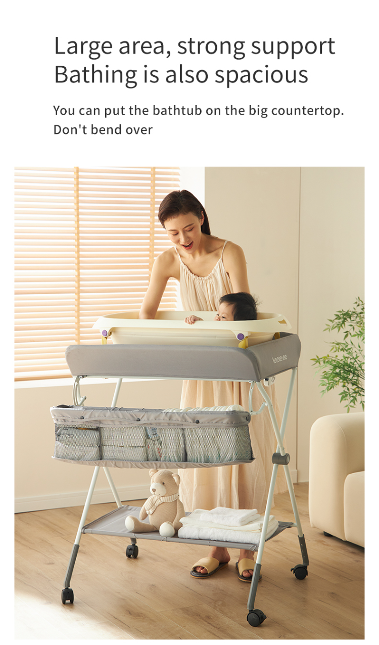 Bulk Buy China Wholesale Kids Aluminum Alloy Diaper Changing Table Cheap Baby Diaper Changing ...