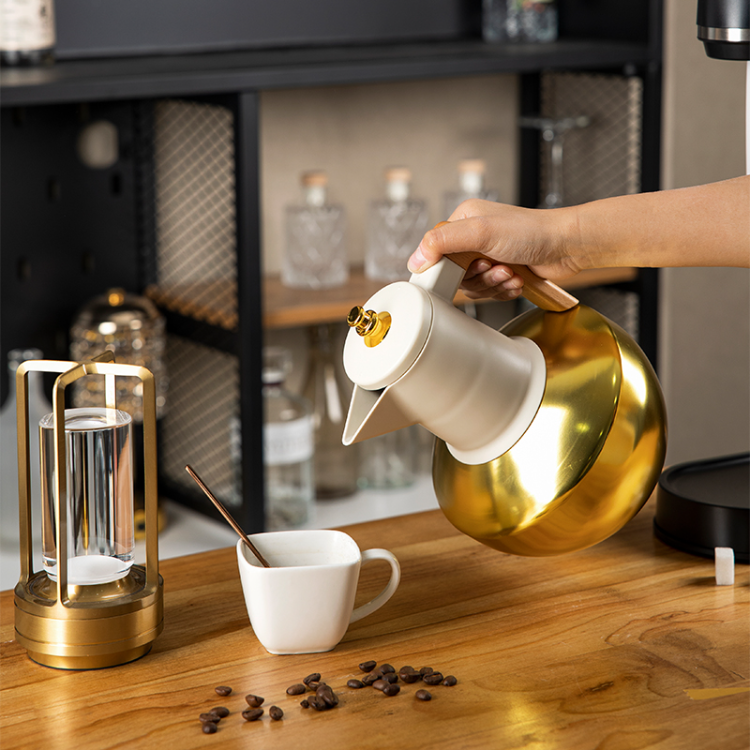 Customized Arabic Thermos Dallah Stainless Steel Coffee Tea Pot Flask ...