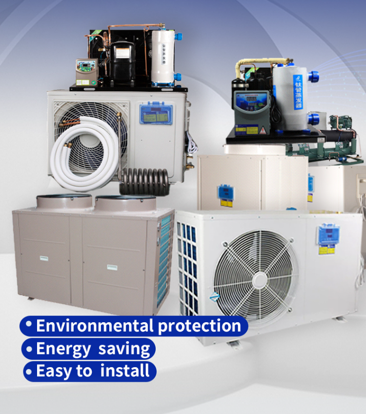 Fish Farming Equipment Refrigeration Unit For Seafood Fish Pond ...