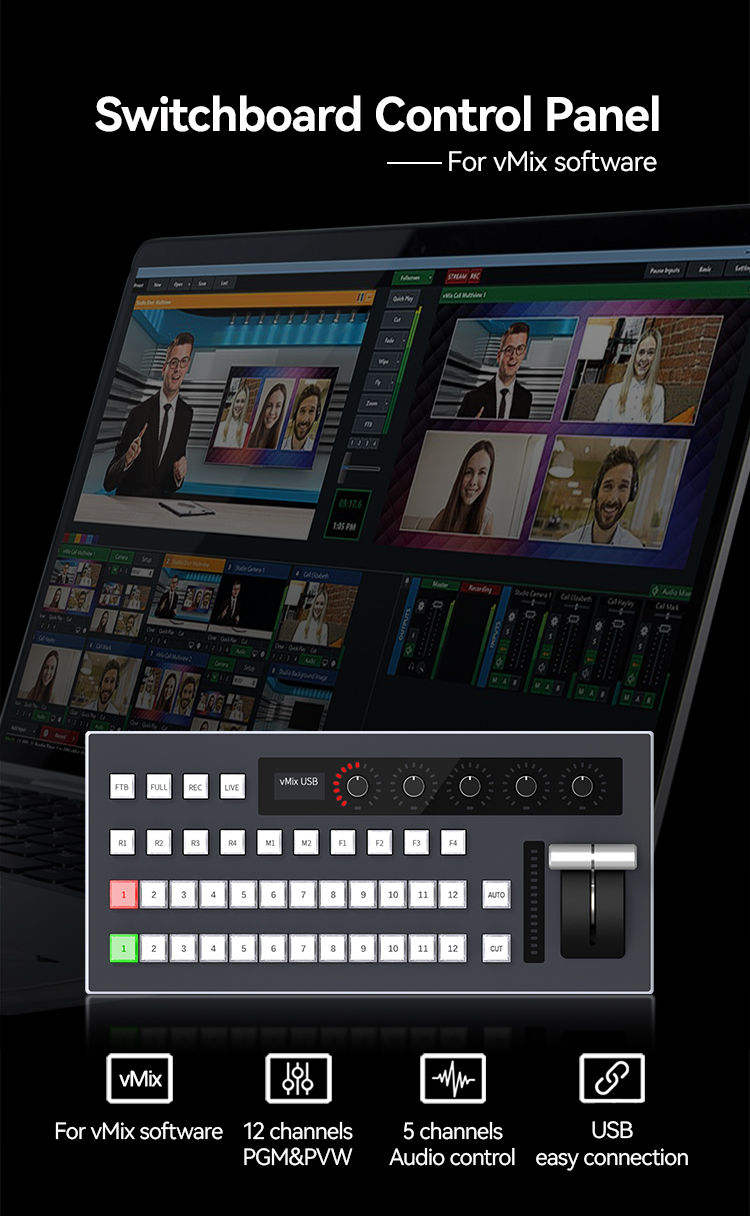 Buy Wholesale China Kato Vision 12 Ch Usb Lan Video Switcher Mixer Live ...