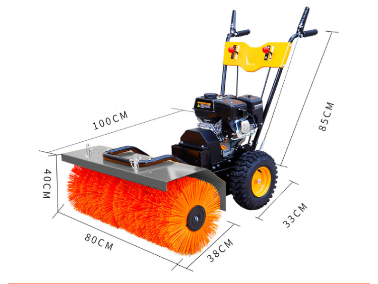 Buy Wholesale China High Power Manually Operated Roller Brush Of Snow ...