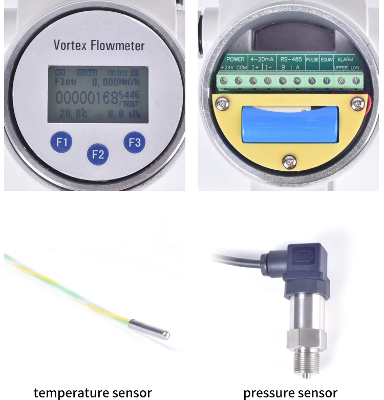 Digital Water Flowmeter Electronic Flow Meter Vortex-wafer Dn200 400 ...
