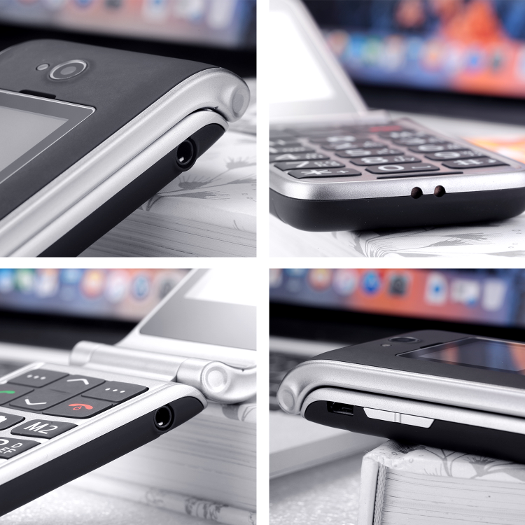New Model D311-plus 2.4 Inch Small Flip Cell Phones Unlocked Mobile ...