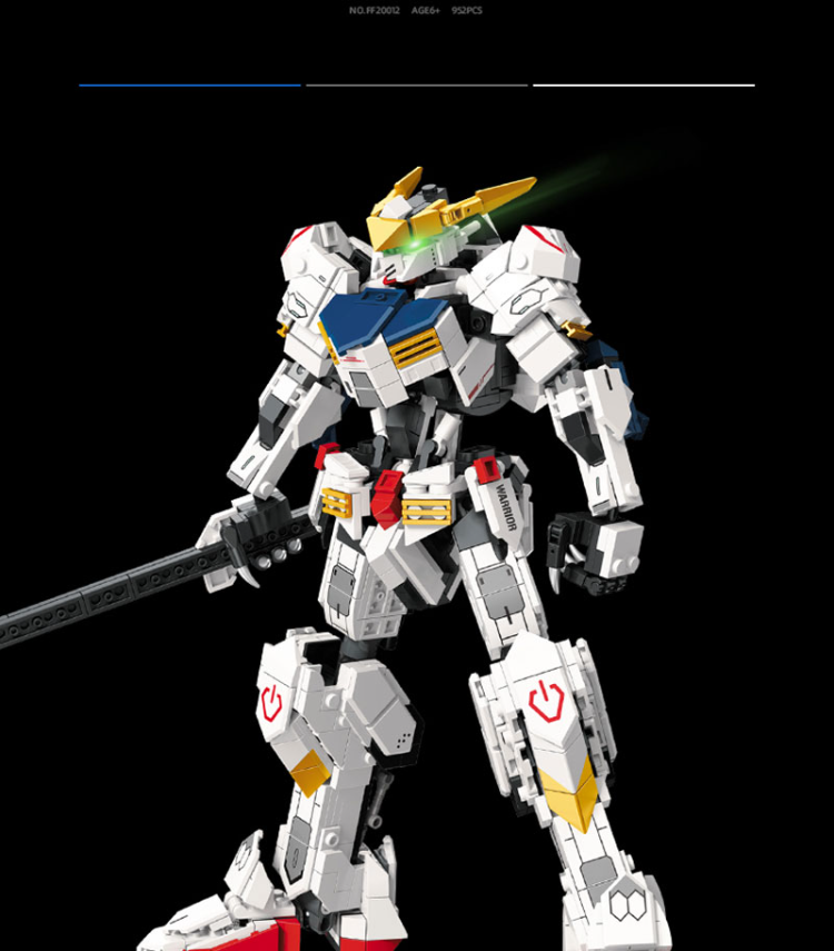 Jiestar 952 Pcs 2 In 1 Mecha To Airplane Deformed Genshon Robot ...