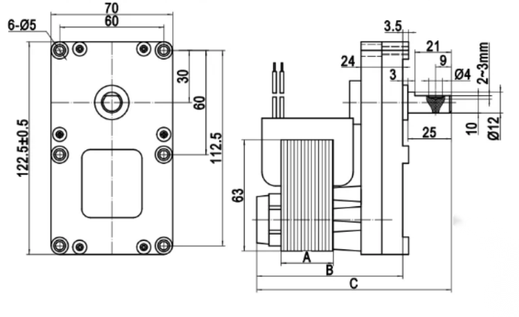 Buy Wholesale China High Press 120v Small Alloy Ac Asynchronous Motor ...