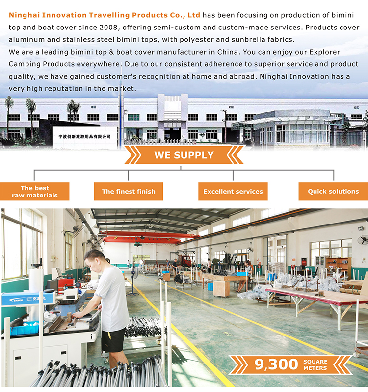 Buy Standard Quality China Wholesale Nhcx 14-years Factory Boat T-top Shade Bimini Top Extension ...