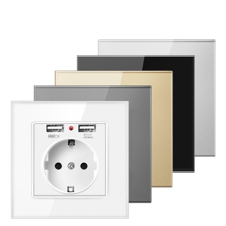 Buy Wholesale China Eu Standard 16 Amp Glass Panel Homes Outlet ...