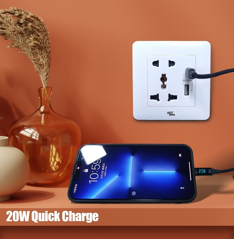 Buy Wholesale China Artdna Wall Socket With Type C And Type A Interface ...