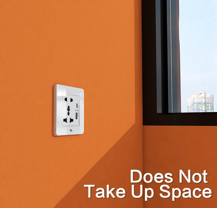 Buy Wholesale China Artdna Wall Socket With Type C And Type A Interface ...