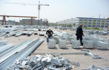 Buy Wholesale China 3 Leg Legged Tube Pipe Tubular Self Supporting Steel Hot Dip Galvanized 60m ...