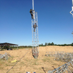 Buy Wholesale China Hot Dip Galvanized Steel Tube Guy Wire Mast Ham ...