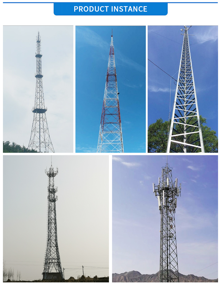 Buy Wholesale China 4 Legged 4g Wireless Round Tube Steel Galvanized Telecom Cell Mobile Phone ...