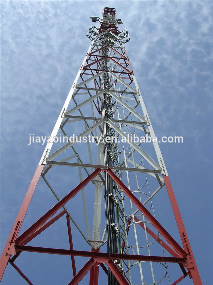 Buy Wholesale China Painted Triangular Telecom Tower Steel Gsm Angular Telecommunication Wifi ...
