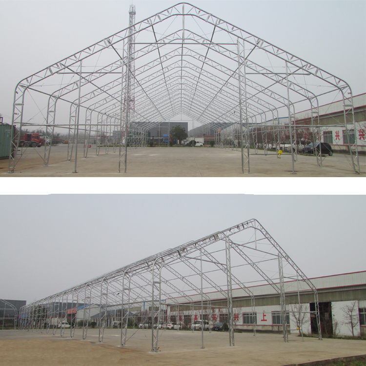 Buy Wholesale China Sst50100 Galvanized Steel Pipe Truss Arch Warehouse ...
