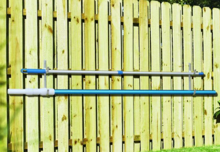 Pool Supply 12' Blue Anodized Aluminum Telescopic Swimming Pool Pole ...