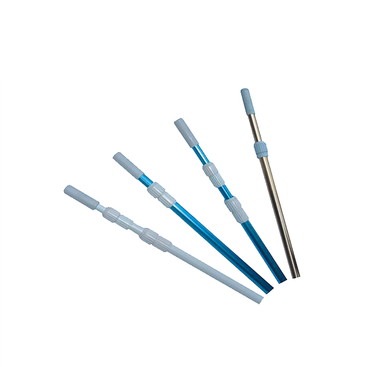 Pool Supply 12' Blue Anodized Aluminum Telescopic Swimming Pool Pole ...