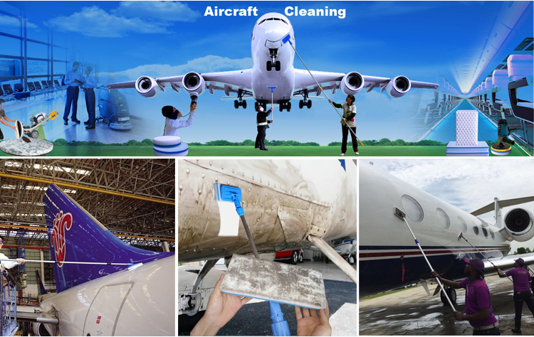 Aircraft Cleaning Products 3-meter Aluminum Telescopic Pole Aviation ...