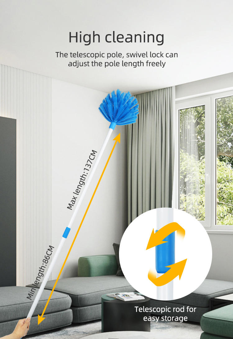 Buy Wholesale China Long Handled Pp Bristles Cobweb Duster Handheld ...
