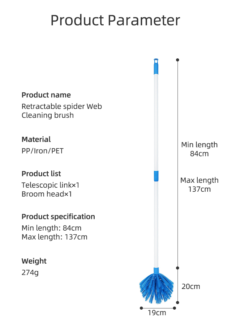 Buy Wholesale China Long Handled Pp Bristles Cobweb Duster Handheld ...
