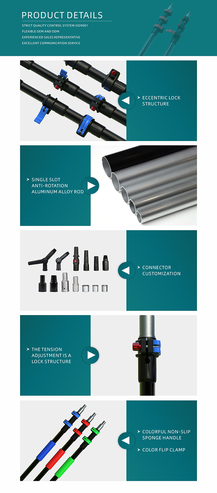 Buy Wholesale China Extentool 18ft 5.4m Adjustable Aluminium Extension ...