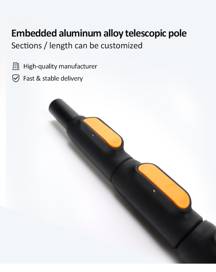 Sunnysmiler Strong Square 24 Feet Pole Telescopic With 7.2 Meters ...