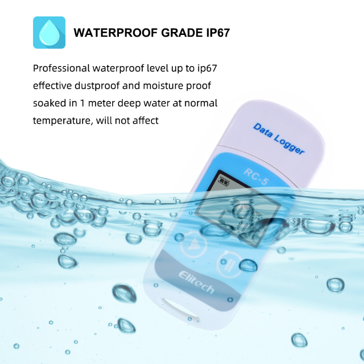 High Accuracy Usb Temperature Recorder For Freezer Cold Room Digital ...