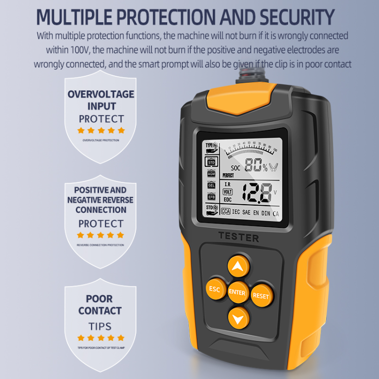 Buy Wholesale China Digital Automatic Car Battery Tester 12v 24v Dc ...