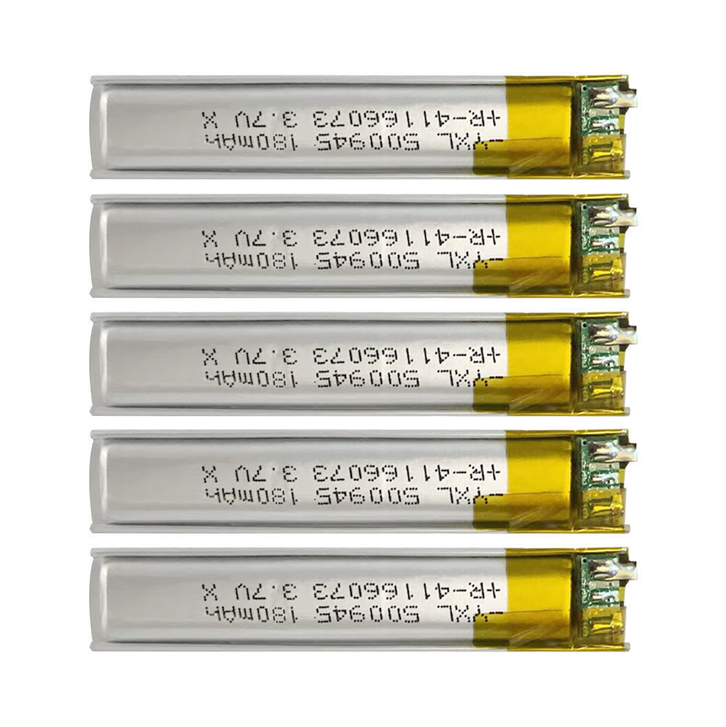Polymer Soft Pack Lithium Ion Battery 180 Mah 3.7v Neckband Headset ...