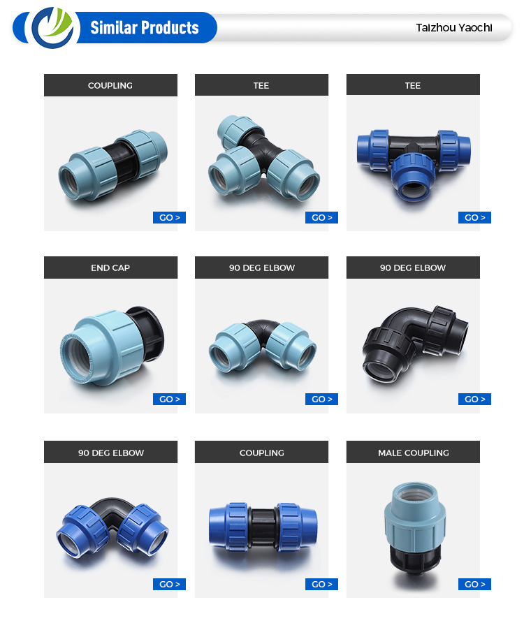 Commercial Din Standard Pn16 Pipe Pp Compression Fitting End Cap ...