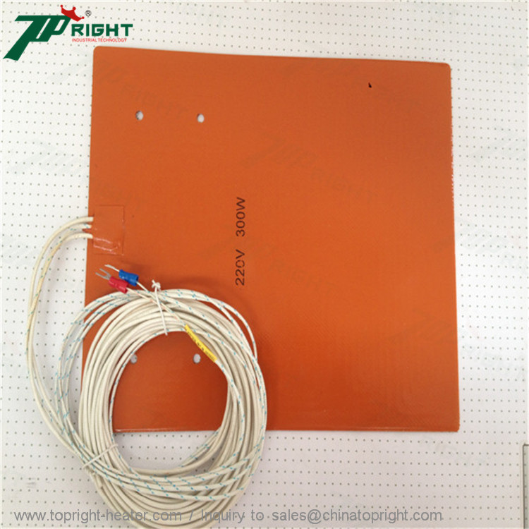 3d Printer Silicone Rubber Heat Pads Waterproof Flexible Induction ...