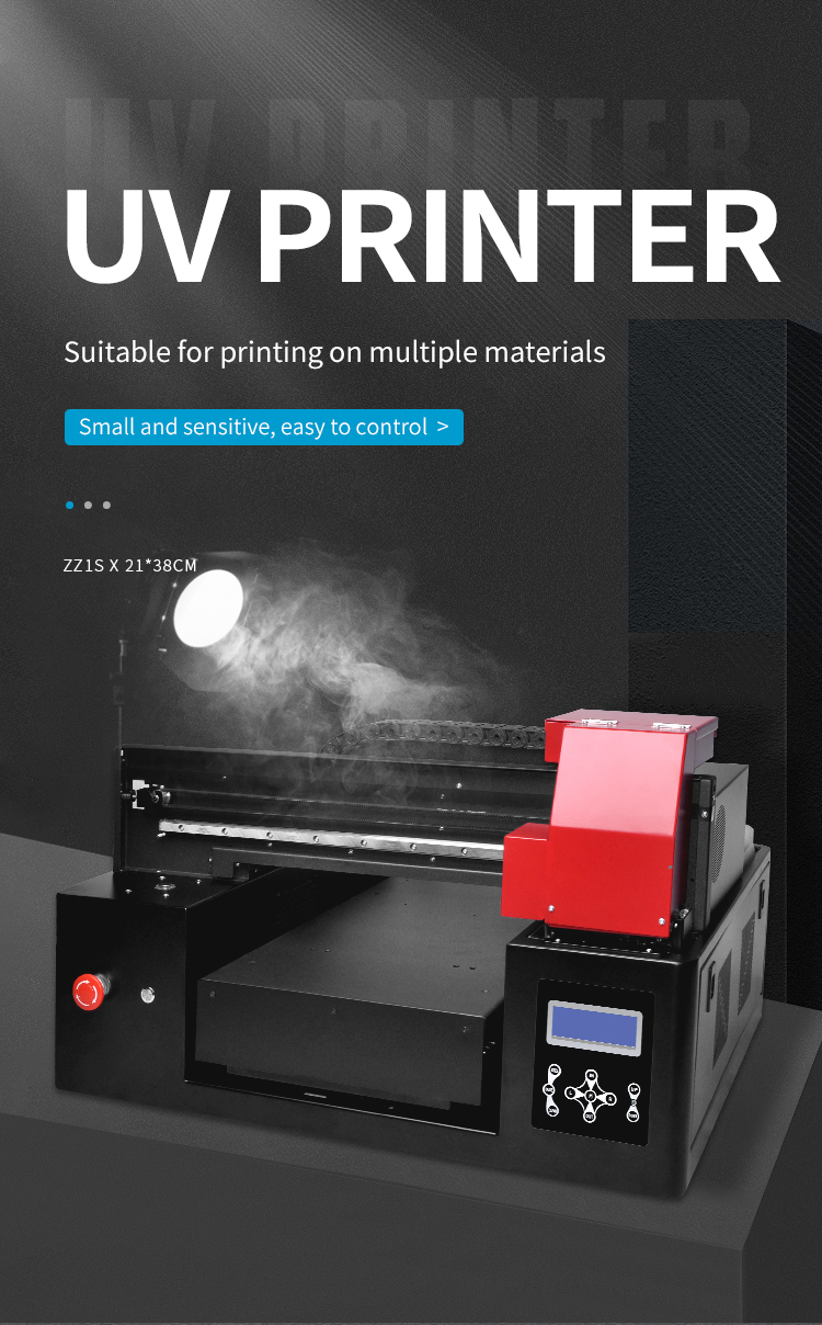 Refinecolor Multi Purpose Small Size Inkjet Flatbed Uv Printer For ...