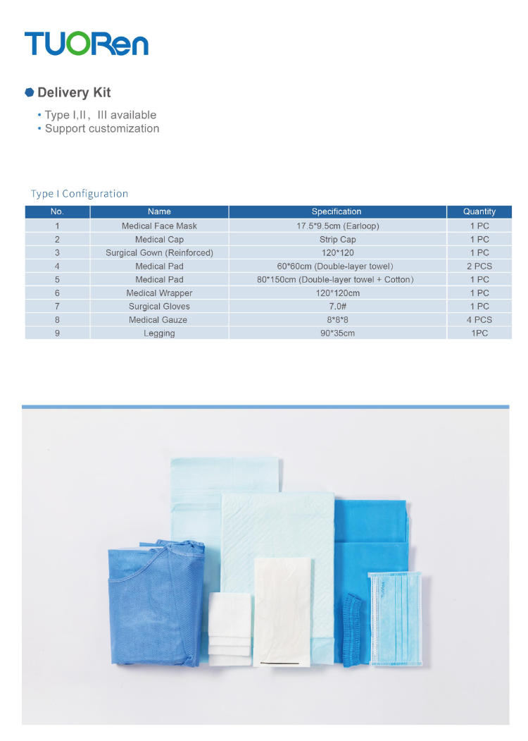 Medical Consumable Angiography Drape Pack Sterile Medical Angio Kit ...