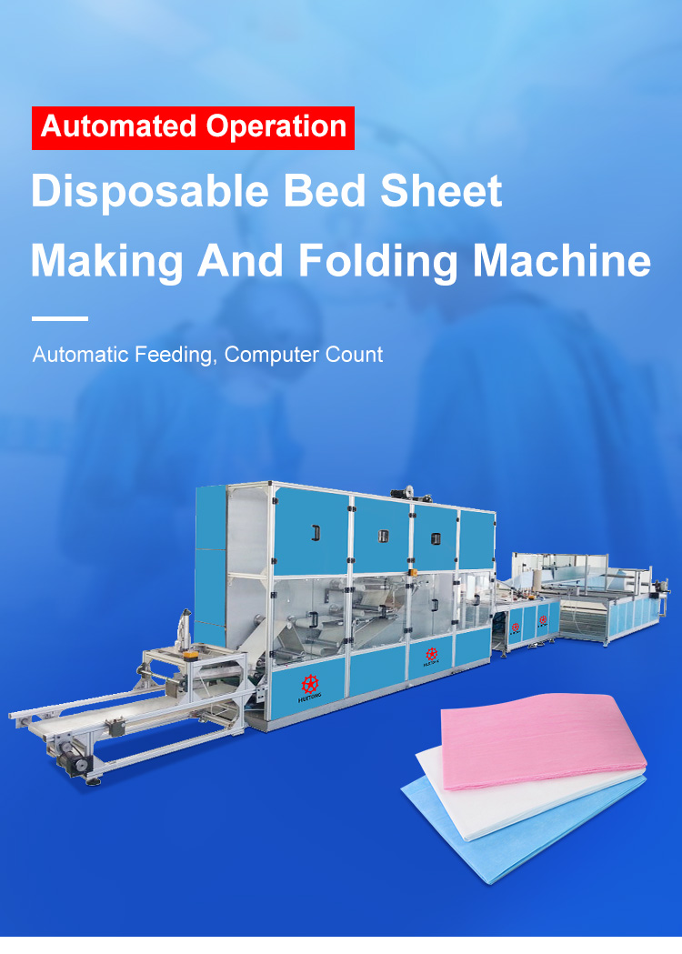 2022 Fully Automatic Smart Disposable Bed Sheet Folding Making Machinery With Ultrasonic, Bed ...