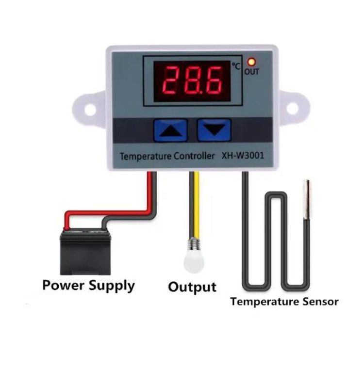 Buy Wholesale China Xh-w3001 Digital Temperature Controller Small ...