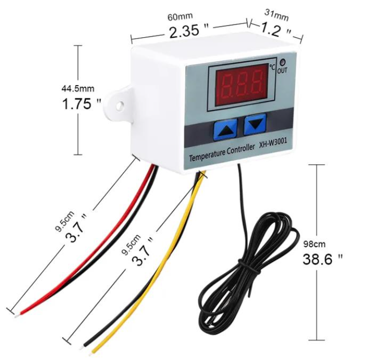 Buy Wholesale China Xh-w3001 Digital Temperature Controller Small Temperature Control Switch ...