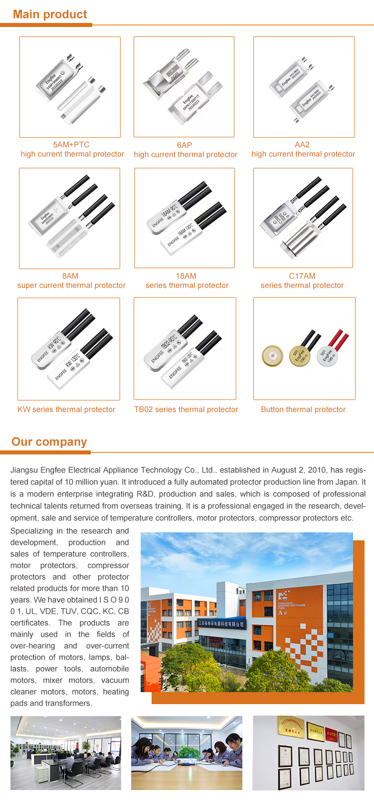 Ksd 9700 St01 Button Type Thermal Protector Temperature Bimetal Thermal ...