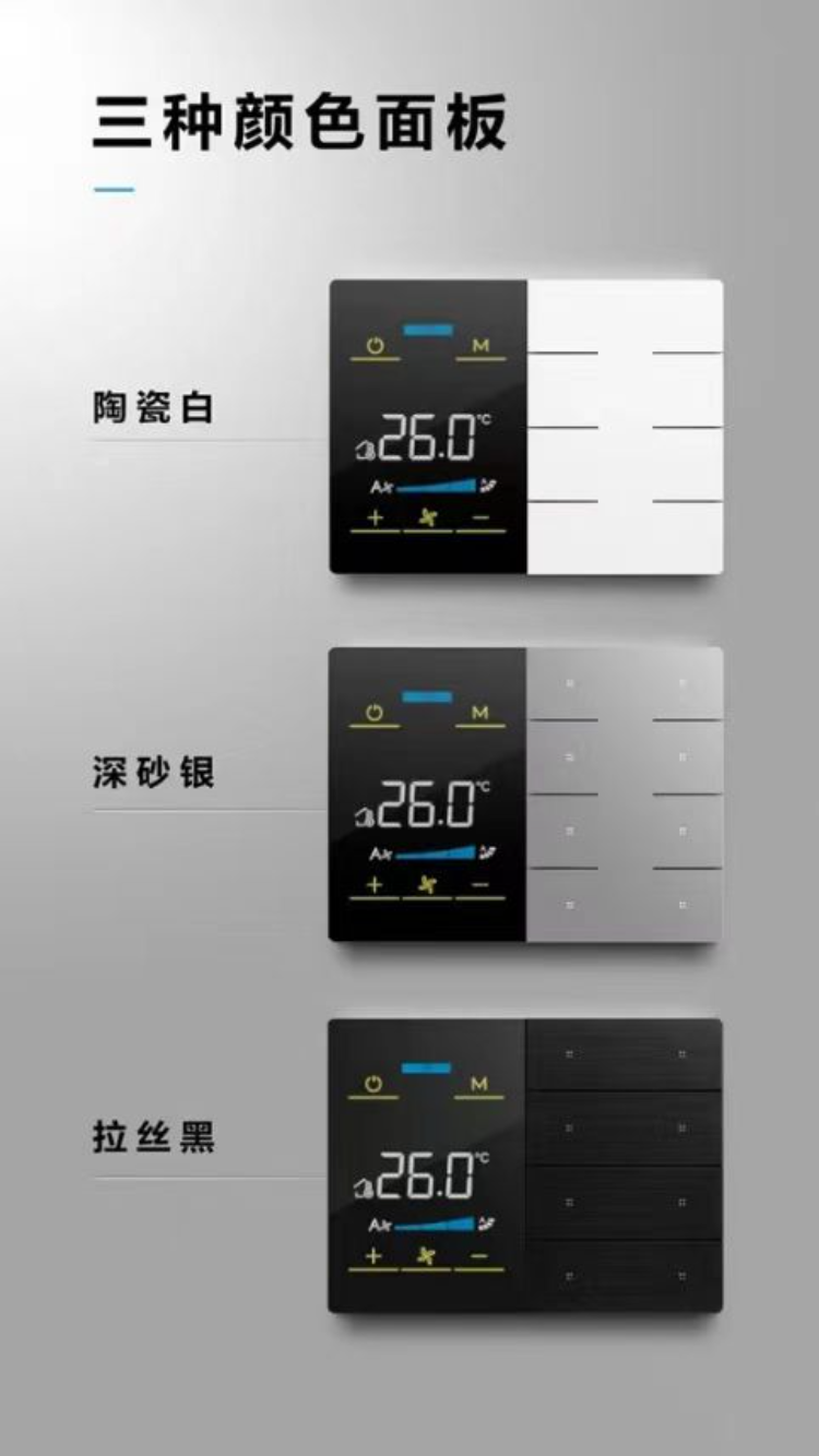 Buy Wholesale China Knx/eib 3 Gang 6 Keys With Temperature Control 3 In ...