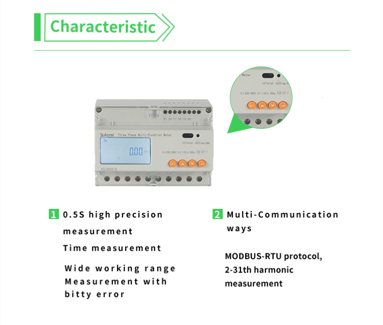 Bulk Buy China Wholesale Acrel Dtsd1352 Three 3 Phase Energy Power ...