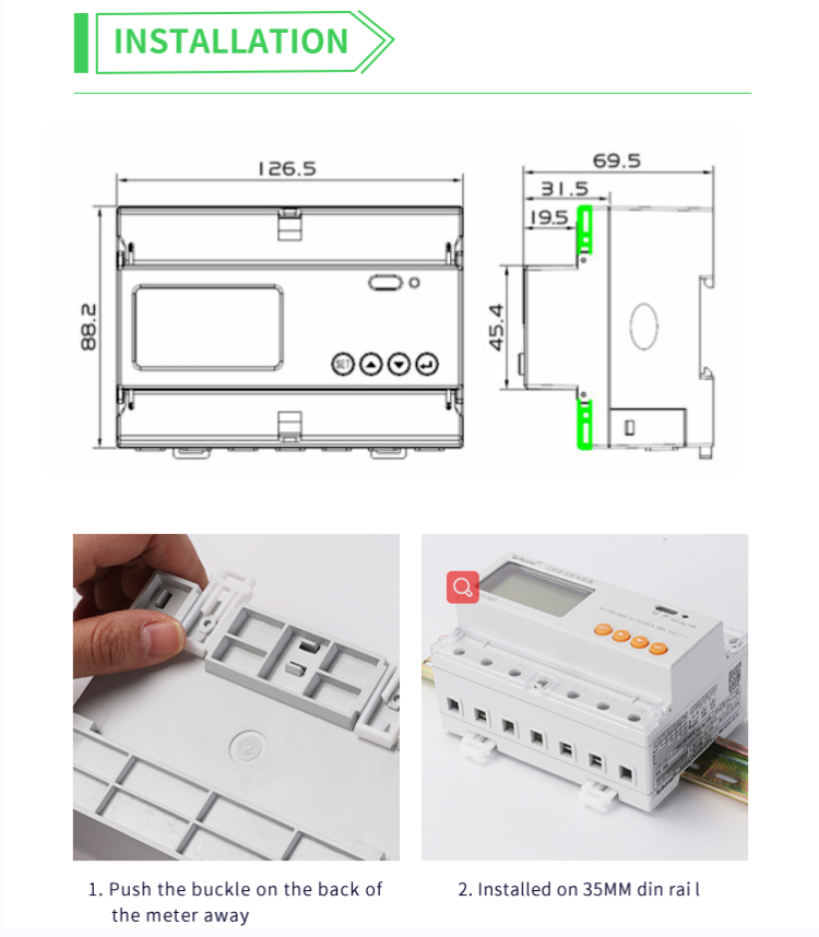 Bulk Buy China Wholesale Acrel Dtsd1352 Three 3 Phase Energy Power ...